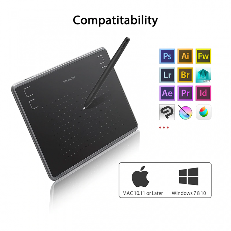 HUION H430P Digital Tablets Micro USB Signature Graphics Drawing Pen ...