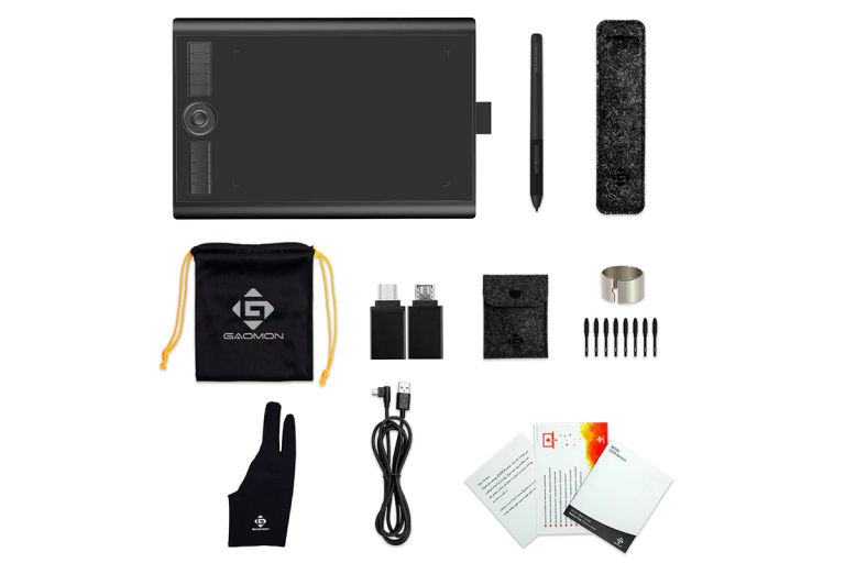 GAOMON M10K PRO 10 * 6.25'' Graphic Pen Tablet Drawing Board with 8192 ...