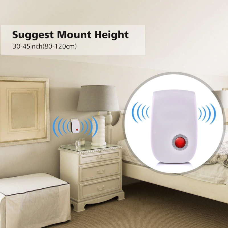 Ultrasonic Mouse Cockroach Repeller Device Insect Rats Spiders Mosquito ...