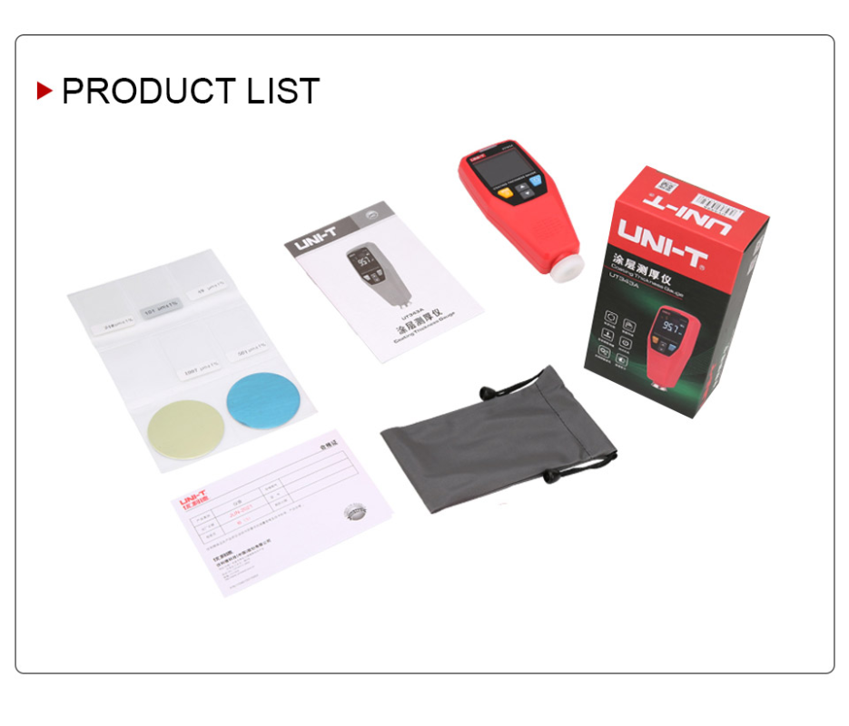 Car Paint Checker Device Thickness Gauge Tester Coating Meter UNI-T ...